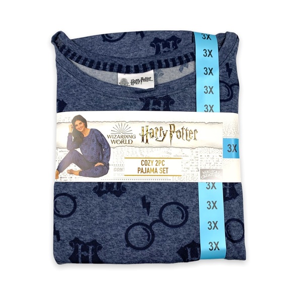 Warner Bros. | Intimates & Sleepwear | 48 Nwt Harry Potter Blue 2piece ...